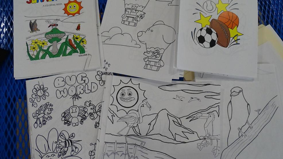 Inmates at Otero County prison donate coloring books to children | KFOX