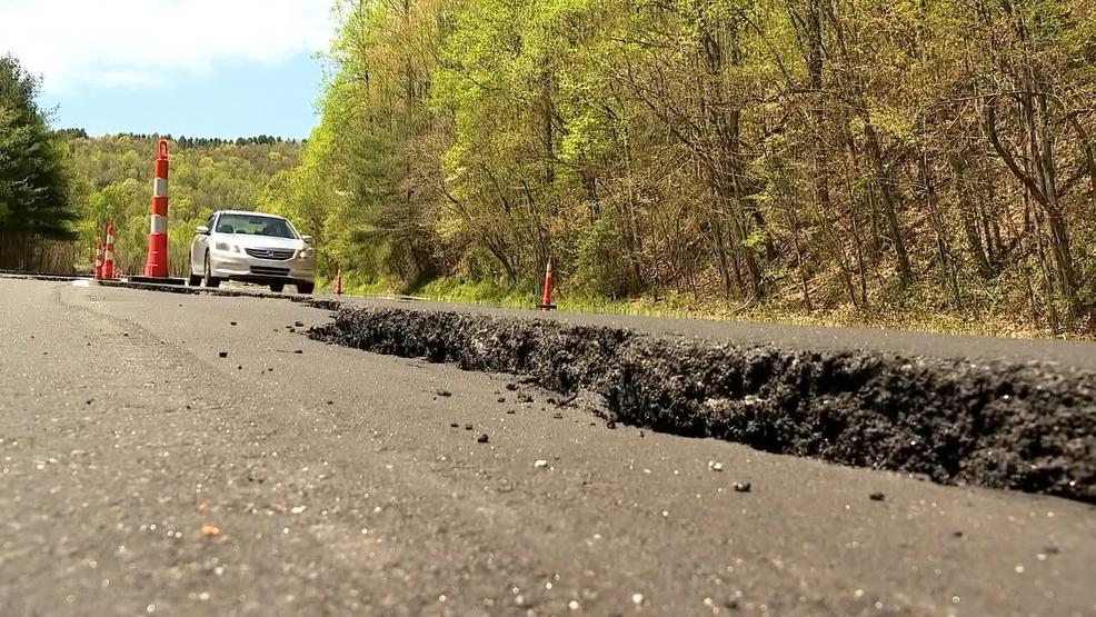 Road crews addressing large cracks in Jackson County highway | WLOS