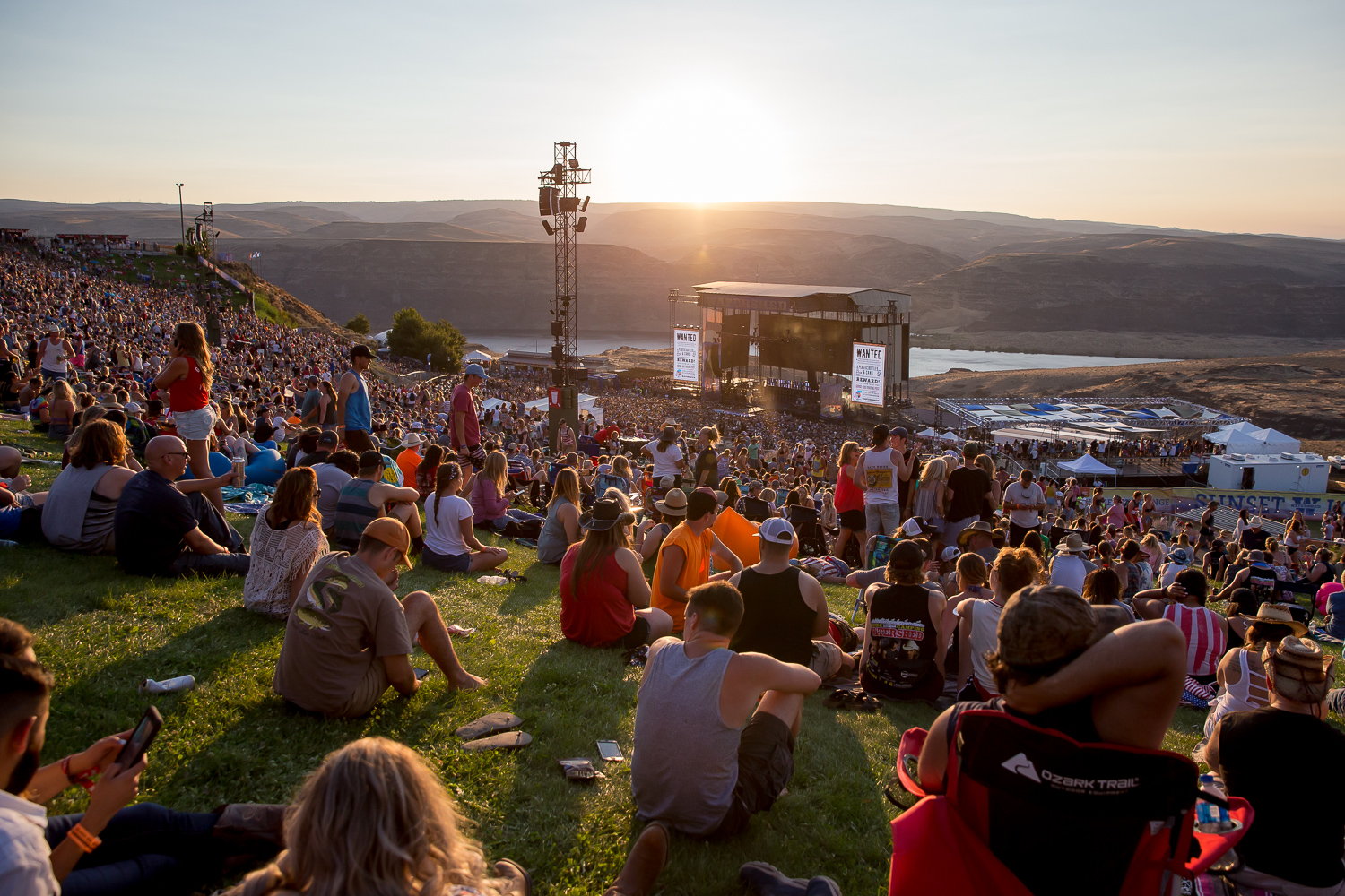 Photos: Sold out country music festival kicks off at The Gorge ...