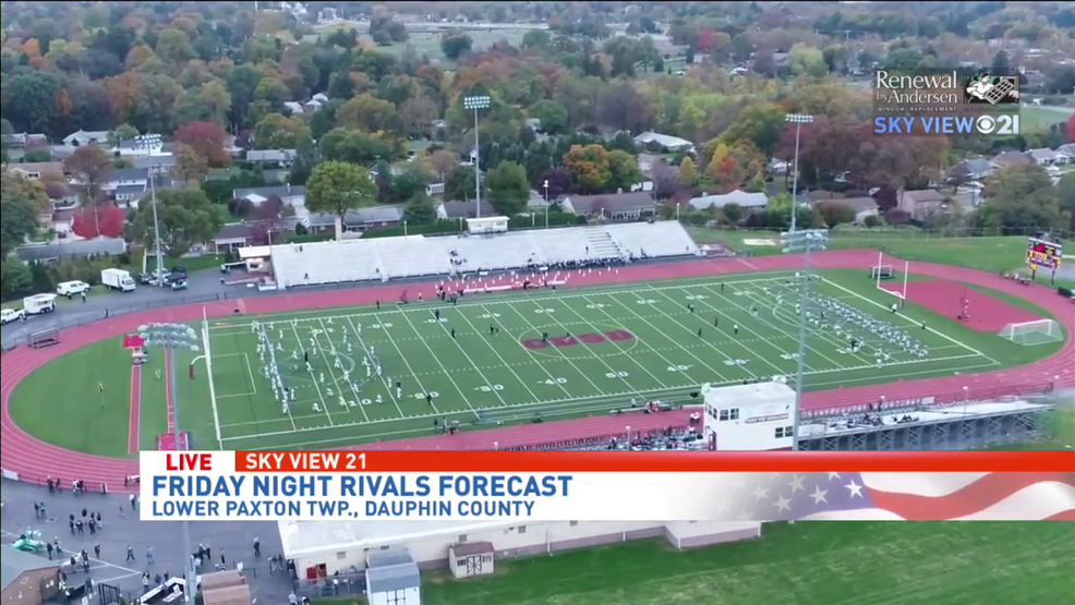Sky View 21 | Flying over Landis Field for Friday Night Rivals | WHP